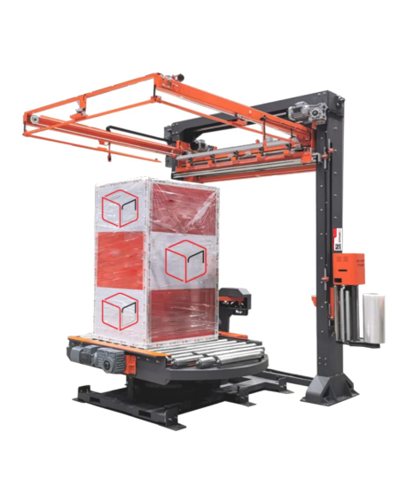 STEP S300-TS Envolvedora de tarimas completamente automática con